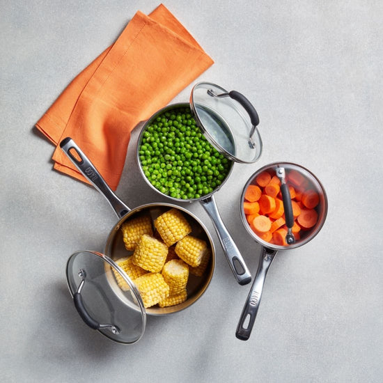 RACO Contemporary Stainless Steel Induction 3 Piece Saucepan Set ...
