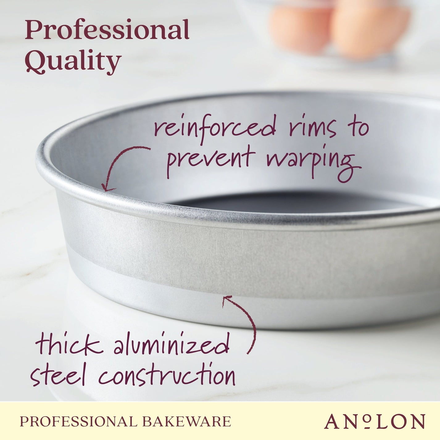 Anolon Pro-Bake Round Cake Pan 23cm | Cookware Brands